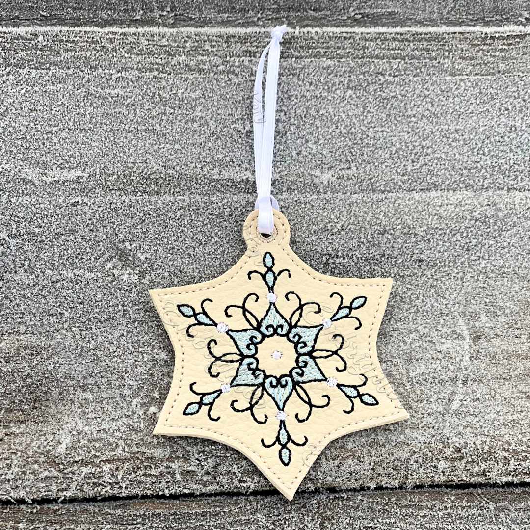 ITH filigree SMALL snowflake embroidery design set – Embrighter