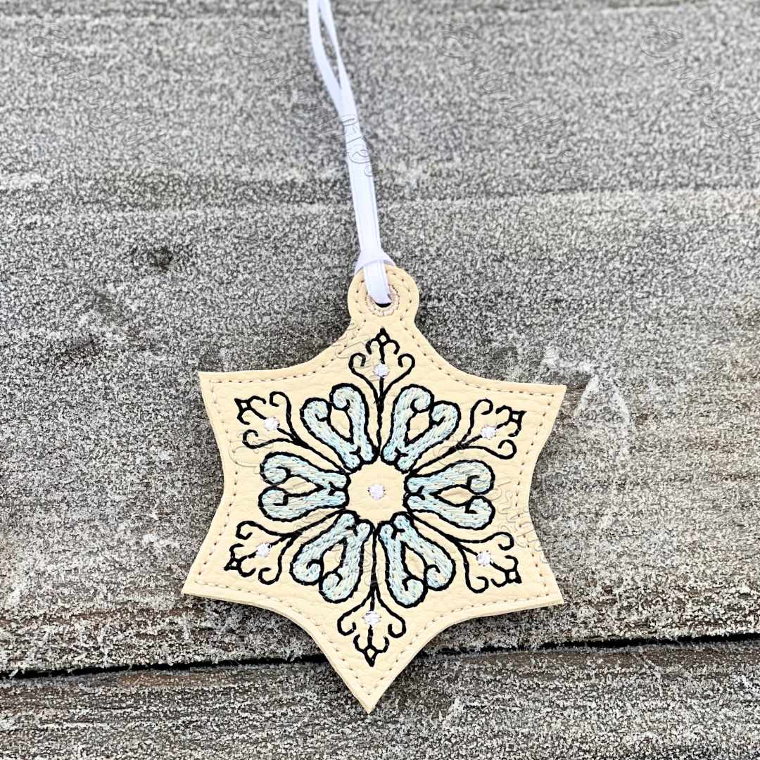 ITH filigree SMALL snowflake embroidery design set – Embrighter