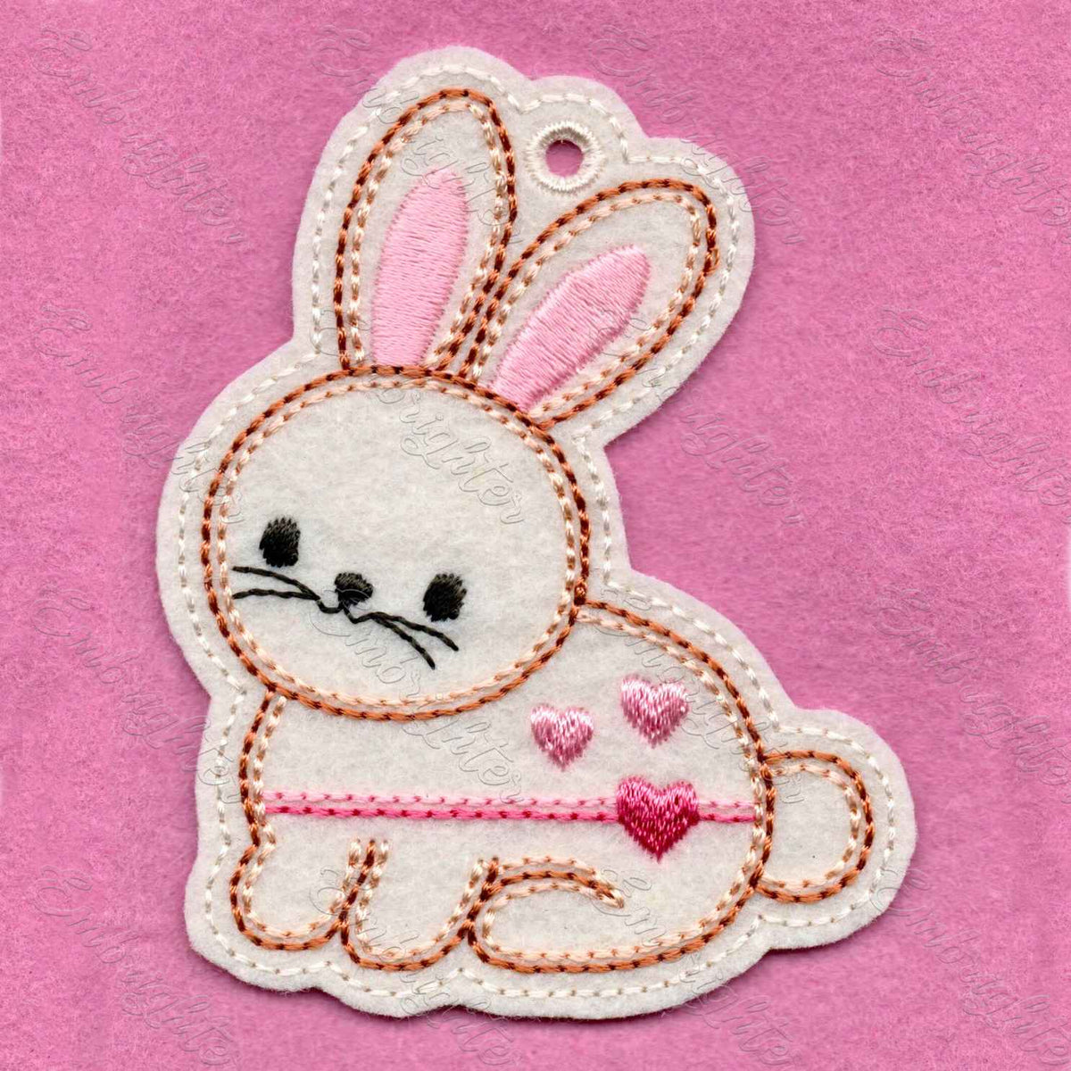 Springtime Bunny & Friends ITH Easter embroidery design set – Embrighter