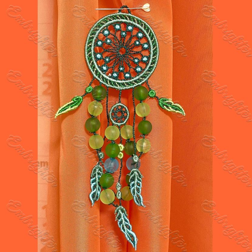 FSL dreamcatcher machine embroidery design – Embrighter