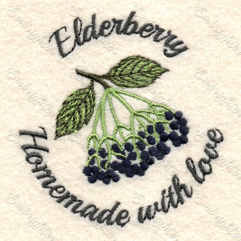 Jar lid cover embroidery design set No. 3 – Embrighter