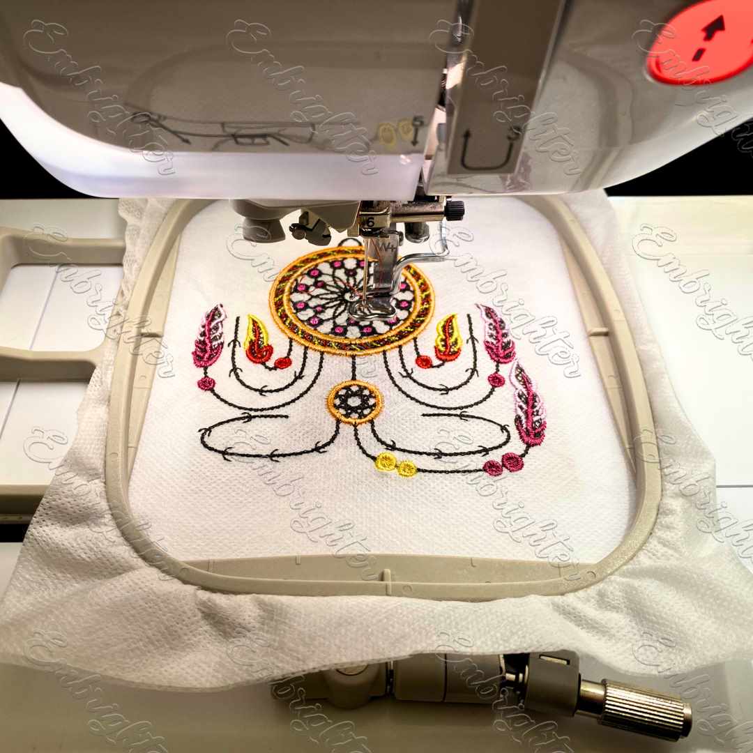FSL dreamcatcher machine embroidery design – Embrighter