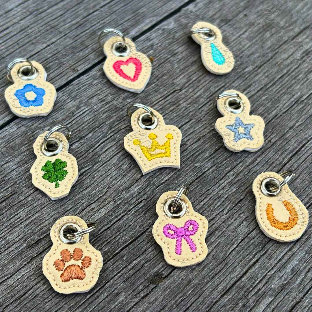 Little Zipper Pull ITH Embroidery Design Set – Embrighter