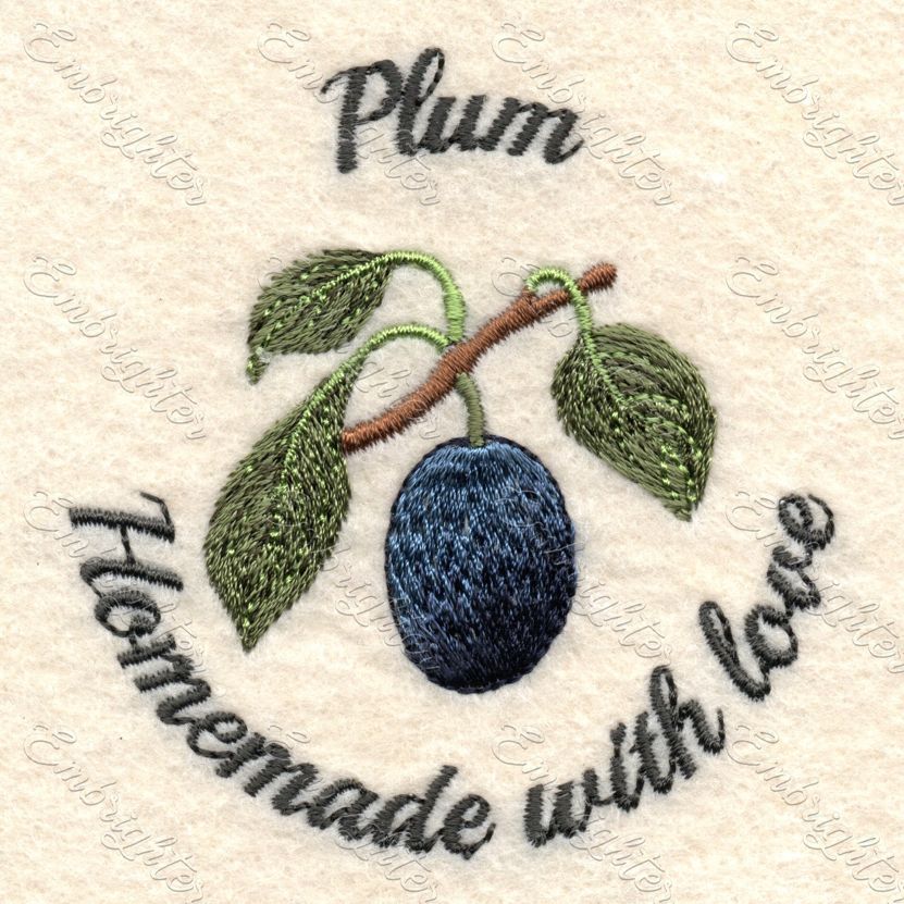 Jar lid cover embroidery design set No. 3 – Embrighter