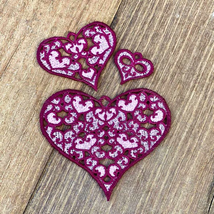 FSL Heart Duo machine embroidery designs – Embrighter