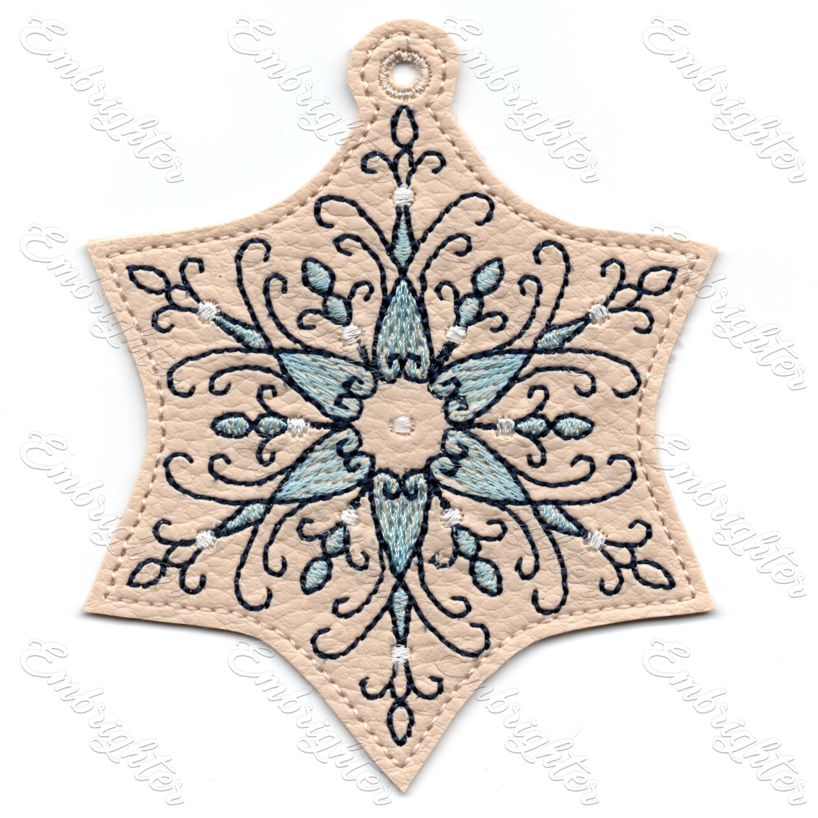 ITH filigree snowflake embroidery design set – Embrighter