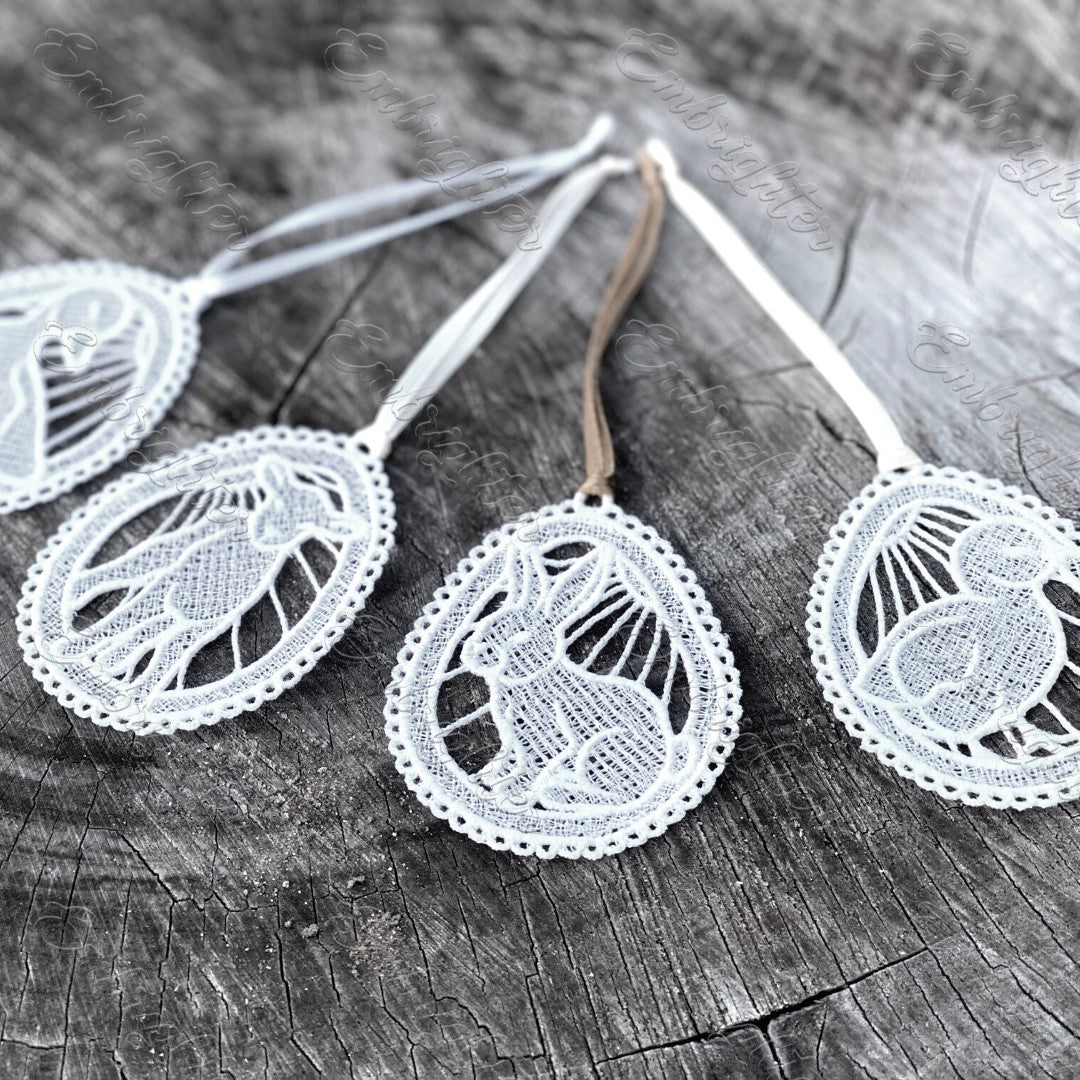 Easter FSL animals machine embroidery design set – Embrighter