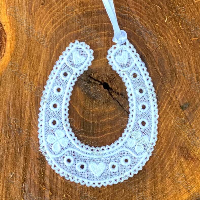 Lucky horseshoe FSL machine embroidery design – Embrighter