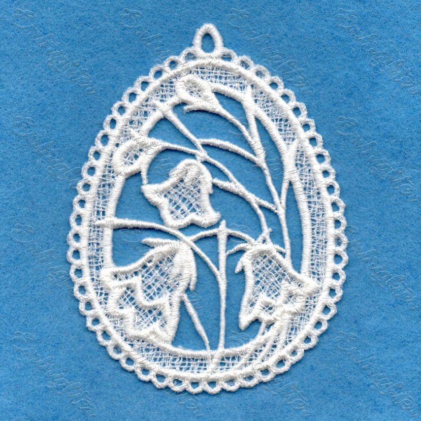 Embroidery design - Easter FSL ornament set by Embrighter