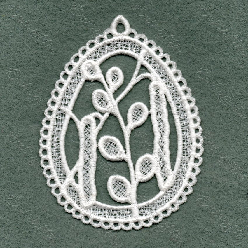 Embroidery design - Easter FSL ornament set by Embrighter