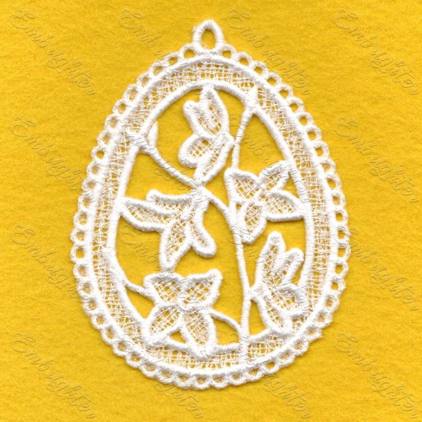 Embroidery design - Easter FSL ornament set by Embrighter
