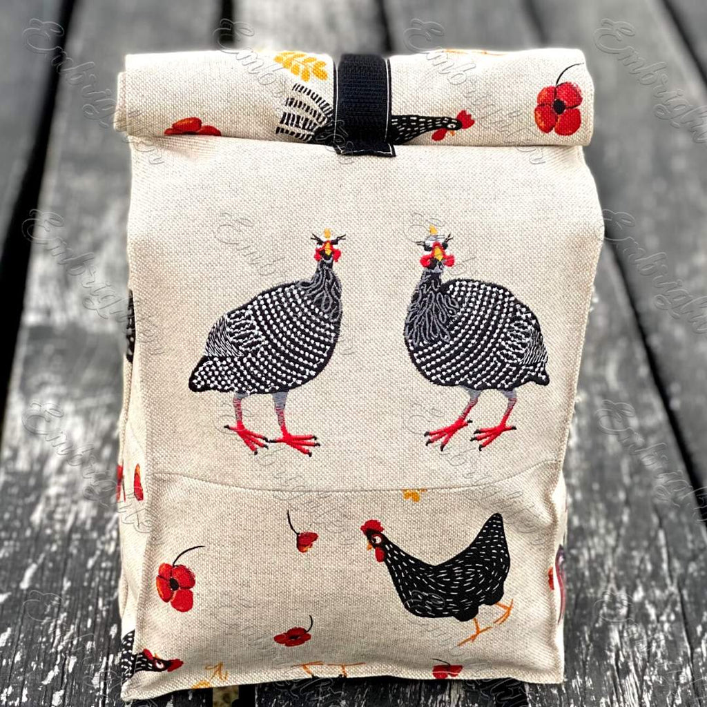 Guinea fowls embroidery design set – Embrighter