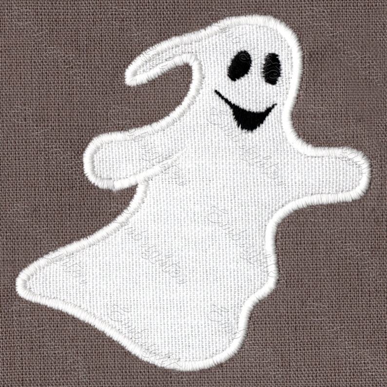 Halloween embroidery design - applique ghosts 01 by Embrighter