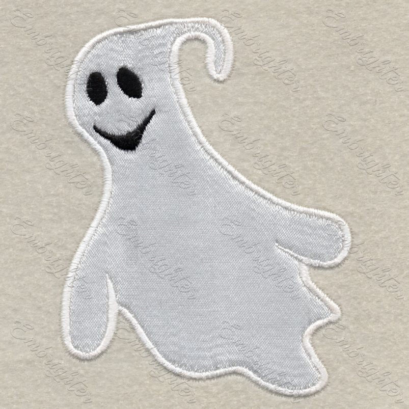 Halloween embroidery design - applique ghosts 03 by Embrighter