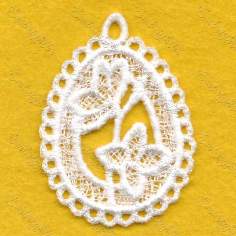 Easter FSL mini ornament embroidery design set 9+1 – Embrighter