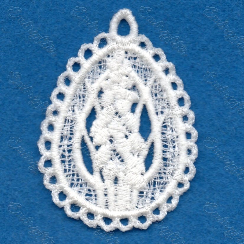 Easter FSL mini ornament embroidery design set 9+1 – Embrighter