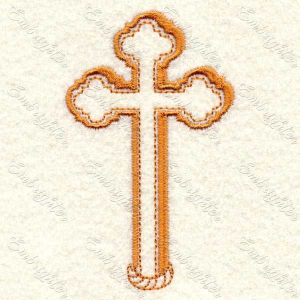 Orthodox christian cross embroidery design – Embrighter