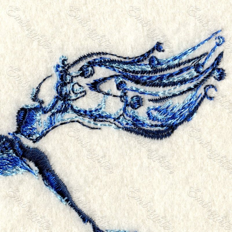 Water horse machine embroidery design in two different sizes – Embrighter